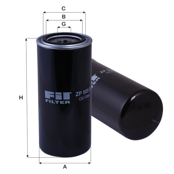 ZP 505 E - Oil Filter - Fil Filter - Online Catalogue