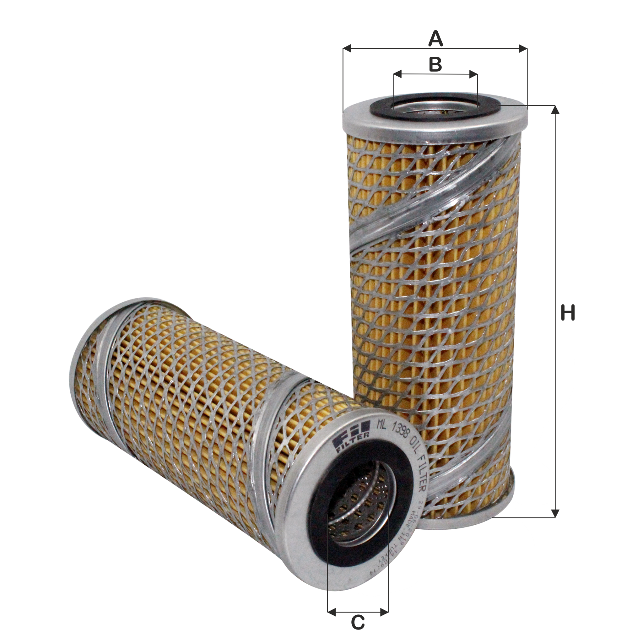ML 1398 - Oil Filter - Fil Filter - Online Catalogue