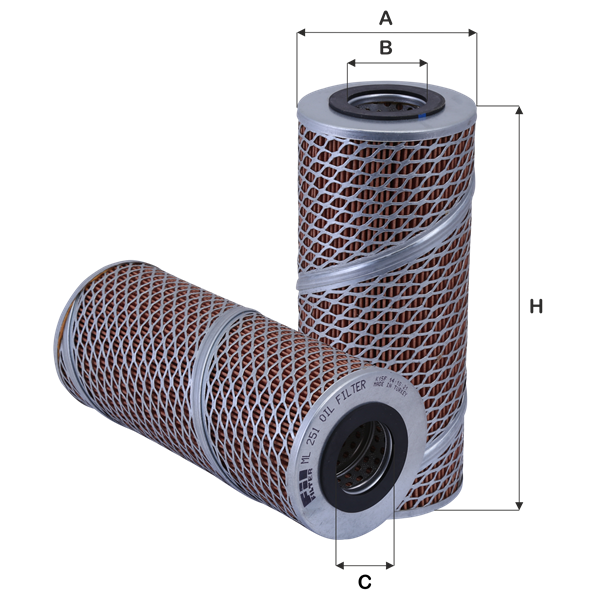ML 251 - Oil Filter - Fil Filter - Online Catalogue
