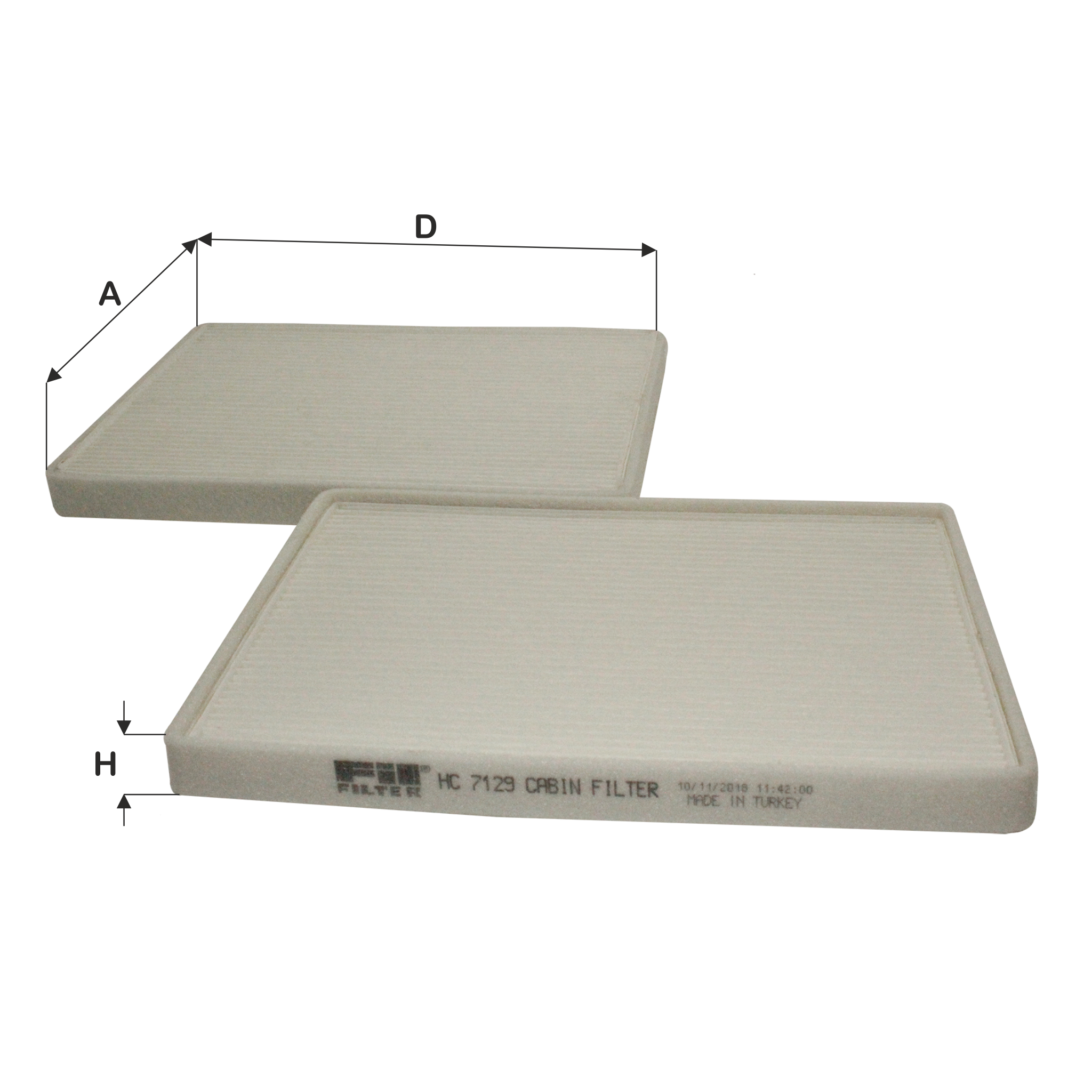 HC 7129 - Filter, interior air - Fil Filter - Online Catalogue