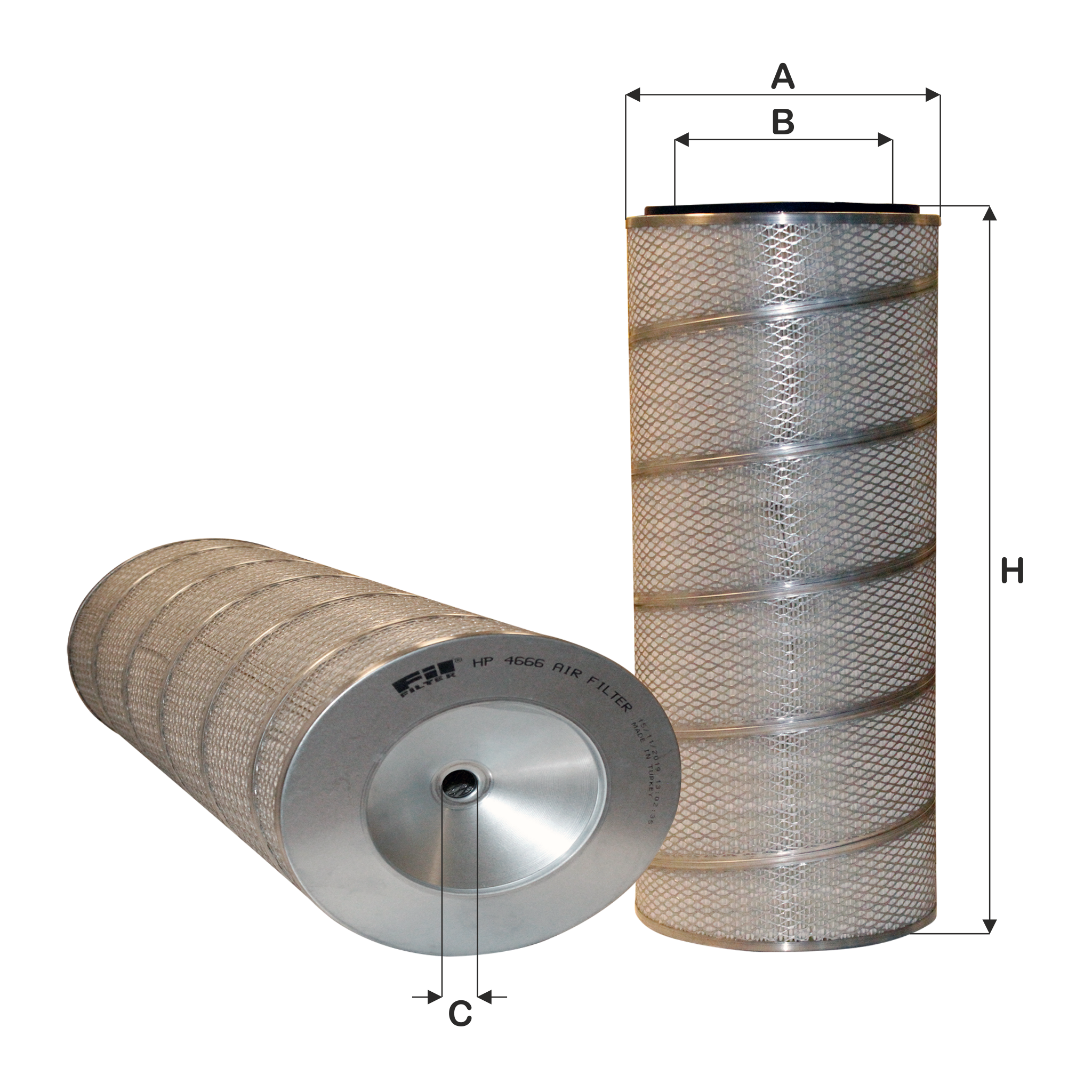 HP 4666 - Hava filtresi - Fil Filter - Online Catalogue