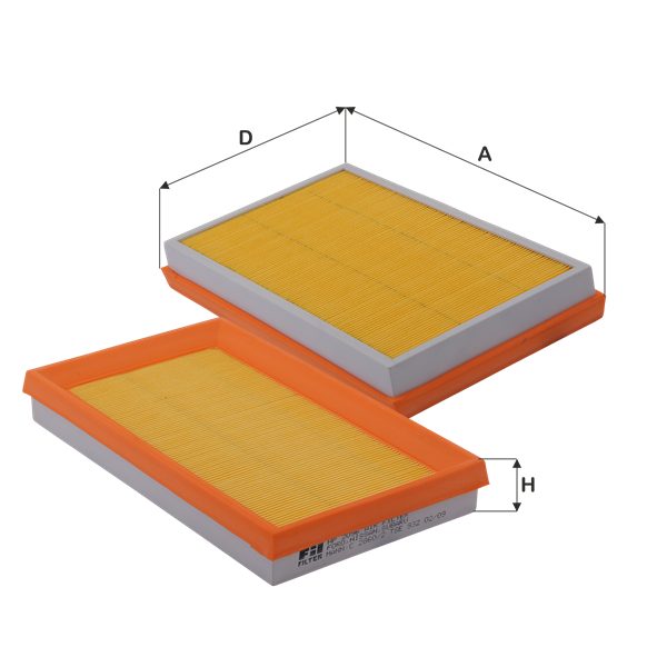 HP 2096 - Air Filter - Fil Filter - Online Catalogue