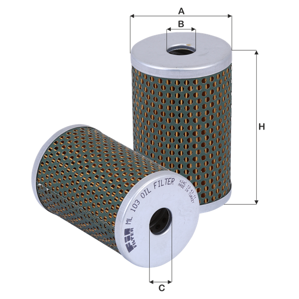 ML 103 - Oil Filter - Fil Filter - Online Catalogue