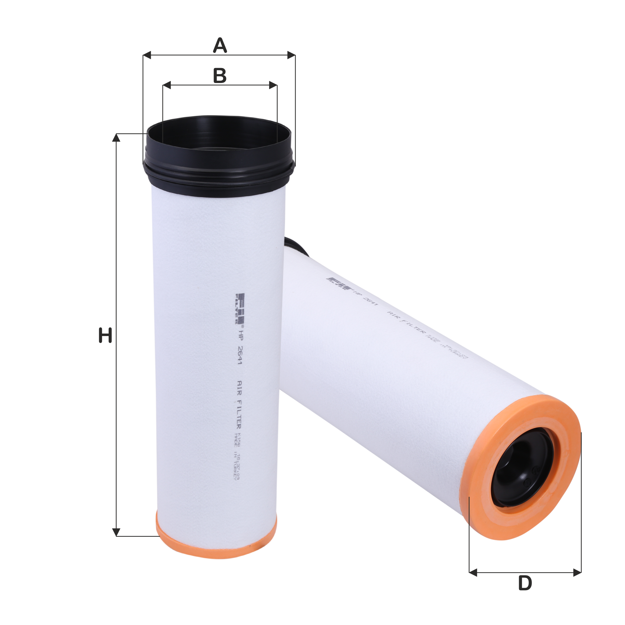 HP 2641 - Air Filter - Fil Filter - Online Catalogue